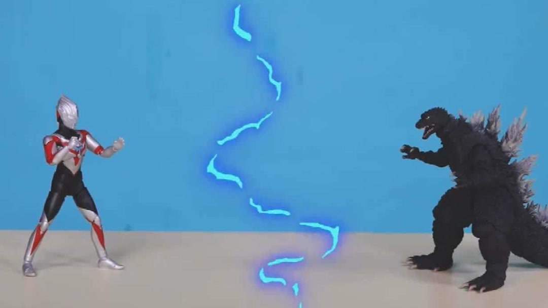阿哦玩具:剧本拿错了吧!奥特曼大战哥斯拉竟然用这样的必杀绝招