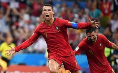 [世界杯]葡萄牙3-3西班牙集锦 C罗戴帽绝平