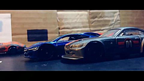 风火轮车模定格动画-街头竞速