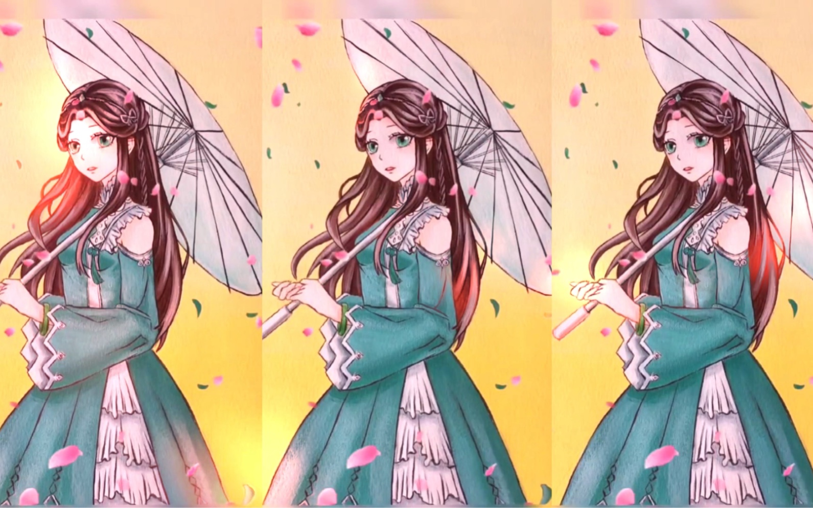 一家人画的宁荣荣,看看你最喜欢哪个