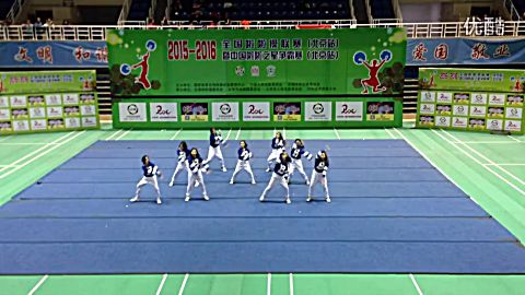2015全国啦啦操联赛大学乙组舞蹈啦啦操街舞规定北京服装学院