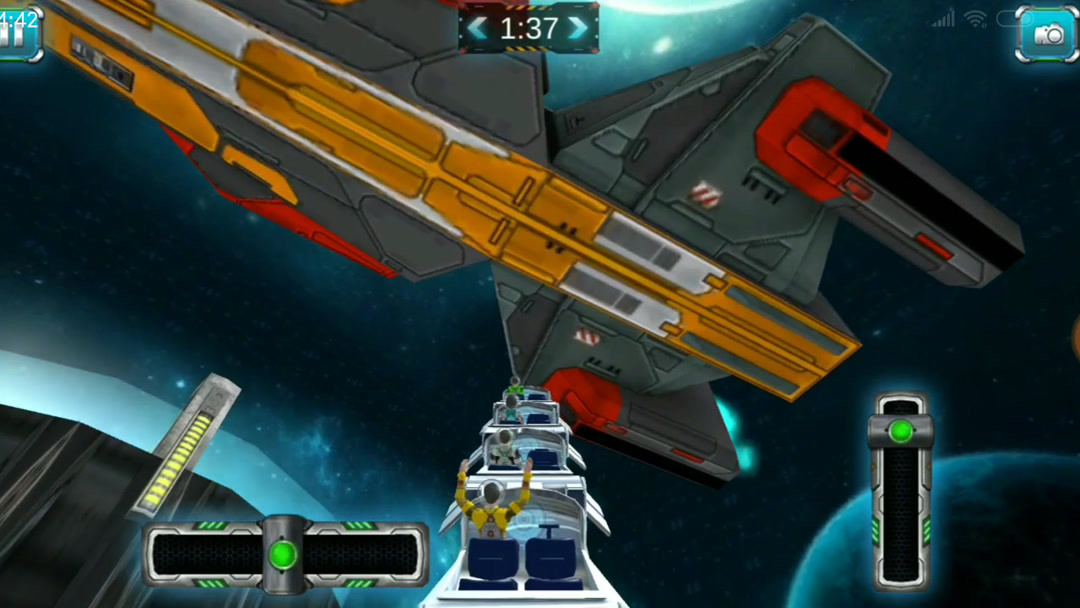 【过山车模拟器】星球过山车垂直下降!心跳加速!游戏