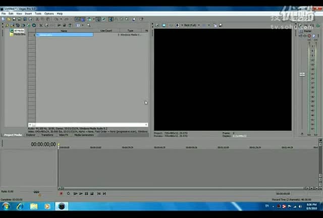 视频讲解如何用 Vegas 加字幕和做解说