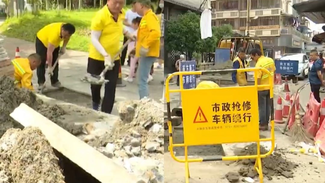 敬坚守岗位的劳动者!长沙加强市政维护,营造安全舒适出行环境