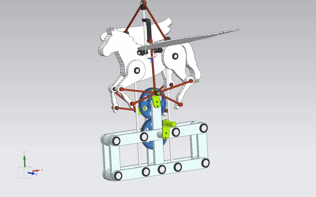UG NX MCD 机电概念设计 虚拟调试 学生作品展示 机械飞马