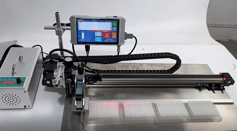 全自动喷码机滑动模组高速喷印序列号中英文定制