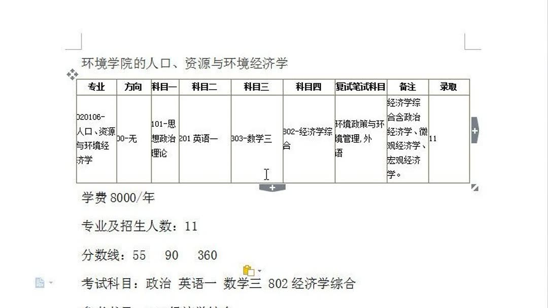 2015年中国人民大学环境学院人口、资源与环境经济学考研真题-参