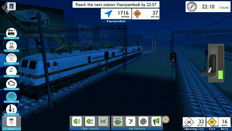 今天来开一场列车,游戏:印度火车模拟。