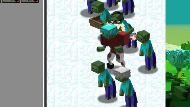 我的世界版植物大战僵尸,获得神秘盒子,解锁新游戏.