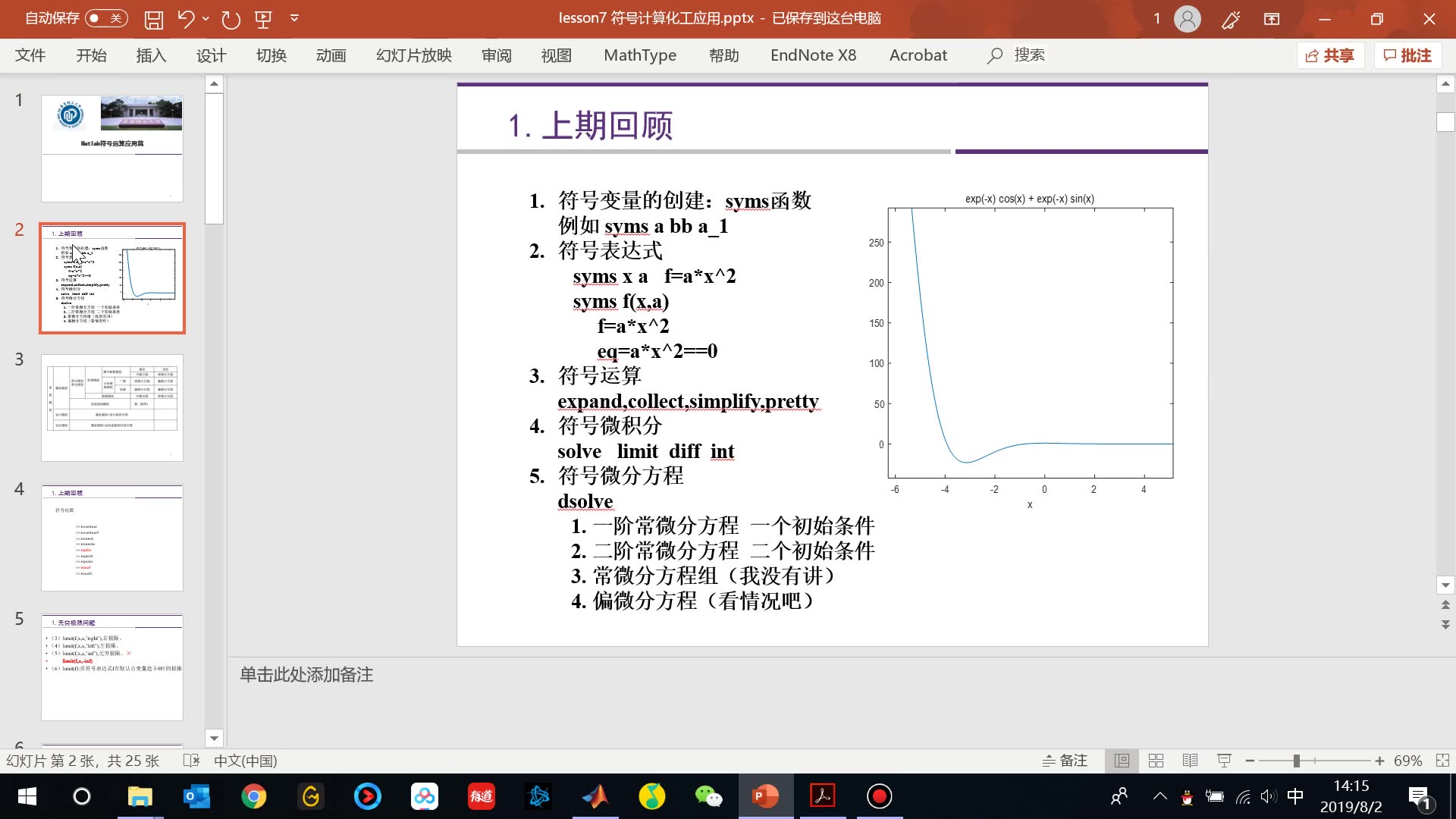 lesson7 符号运算应用(大一的朋友一定要好好看呀!)
