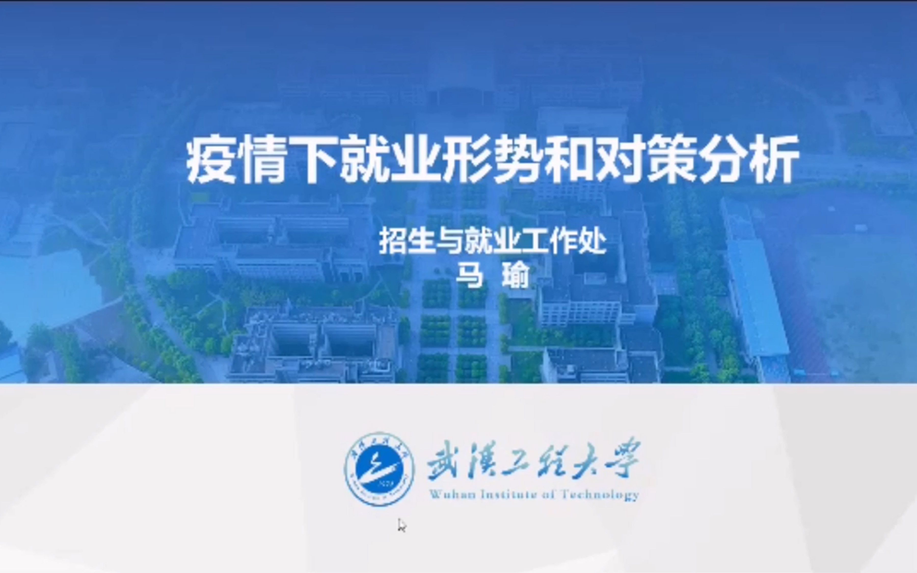 WIT学校就业政策与网络就业指导(2020.3.12)