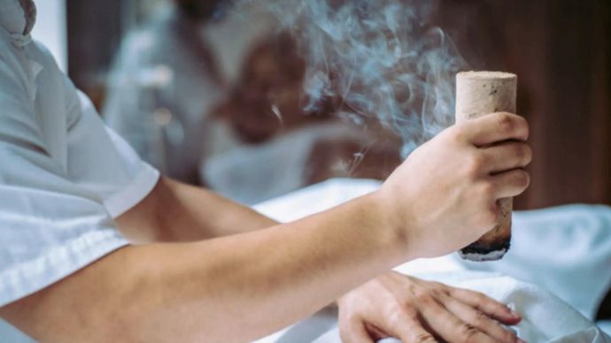 AI播康养|艾灸一个部位不宜超过10分钟