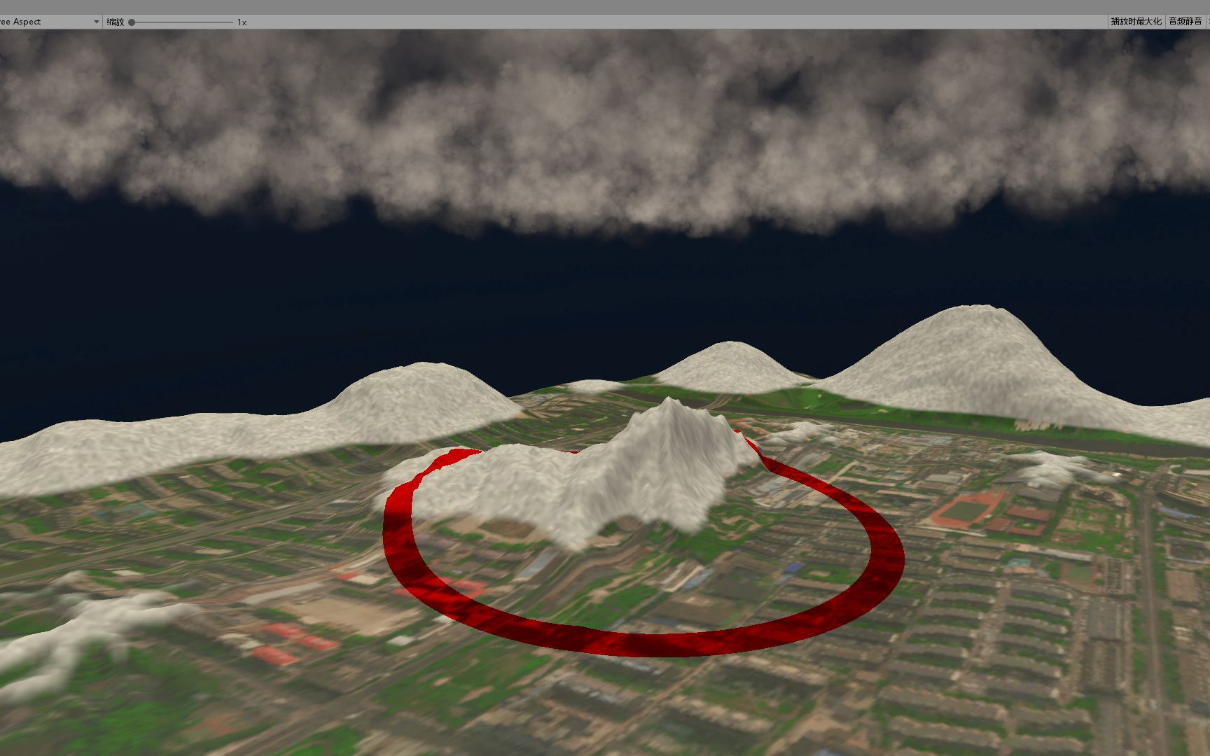 unity 根据地形扫描效果shader