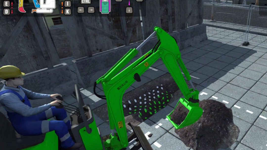 挖掘机模拟:别人种树我栽花、保护环境挖掘机也有则