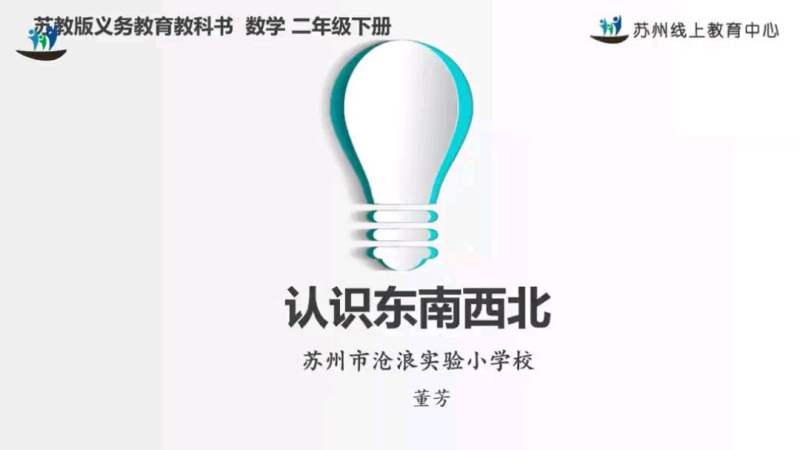 认识东南西北辨别方向