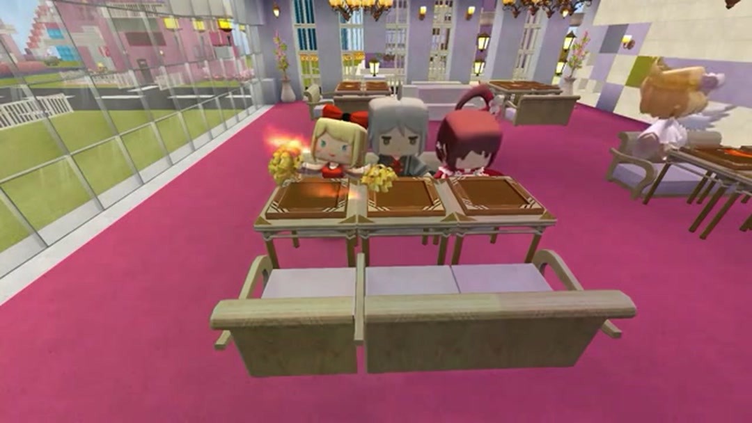 迷你世界:原本吵架的她们,为了共同目的,竟开始互相袒护起来