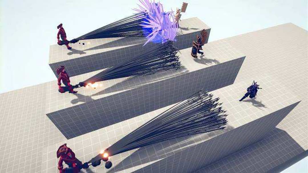 全面战争模拟器:三名超级武士对战神之兵种,武士居然当场开挂