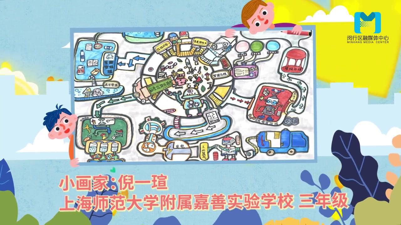 童"话"科普--智能垃圾分类处理站#AI#赛博朋克#主持表演培训.mp4