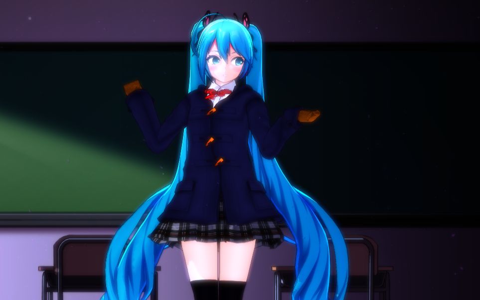 【MMD】春天没有来临的街道【どっと式miku校服改造模型】
