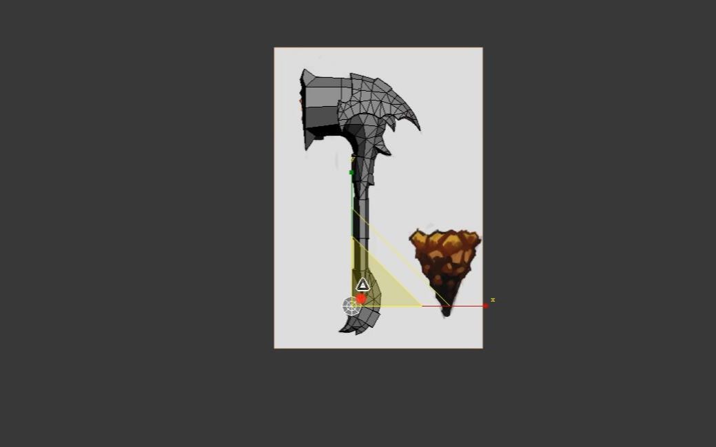 3Dmax武器模型+uv展分+贴图绘画全流程教学