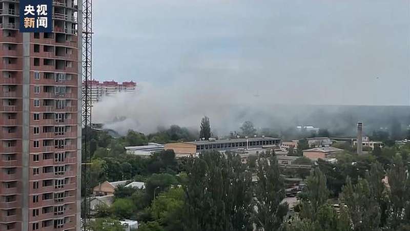 乌克兰首都基辅遭俄军导弹袭击