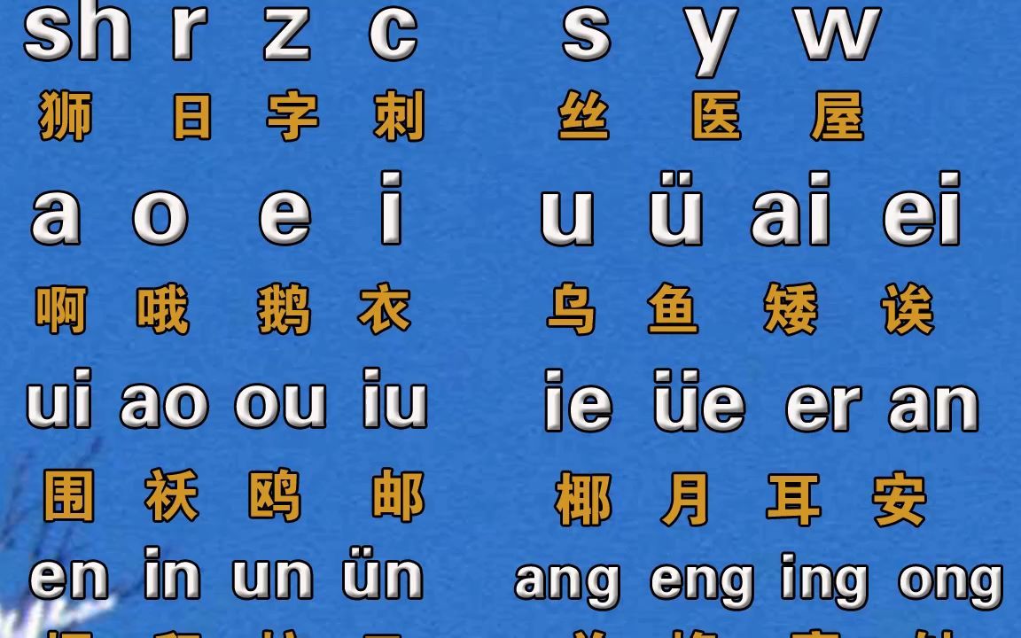 简单好学的汉语拼音字母表教程,学好拼音纠正发音,拼音打字快