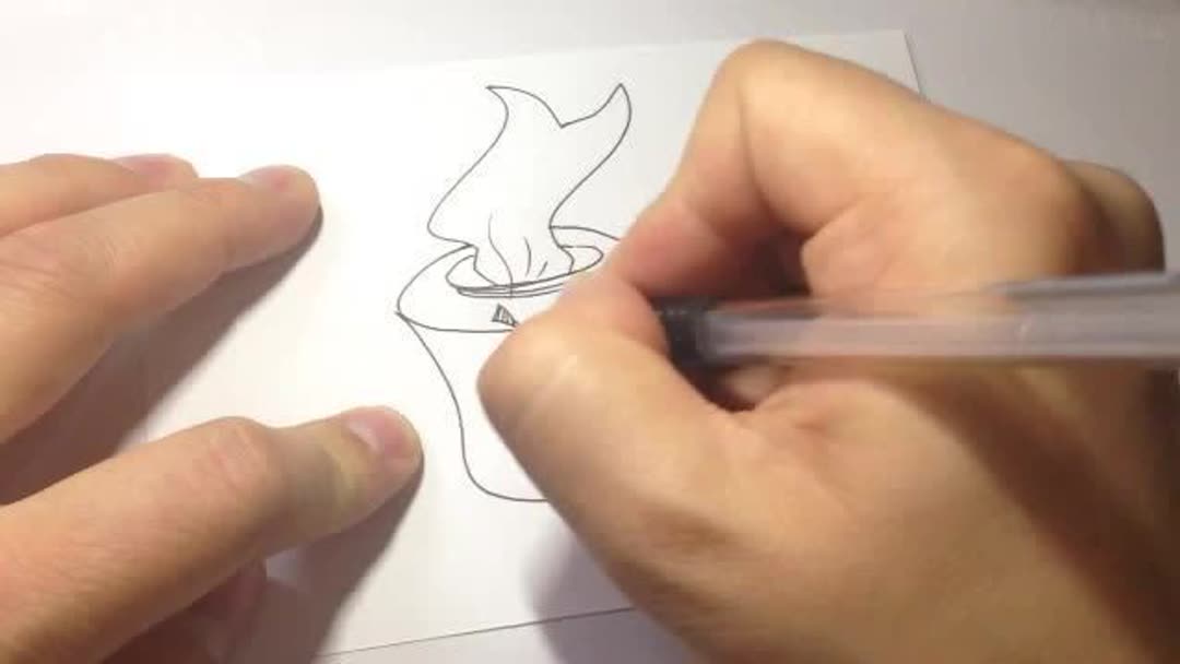 卡通简笔画.生活用品✨纸抽的画法