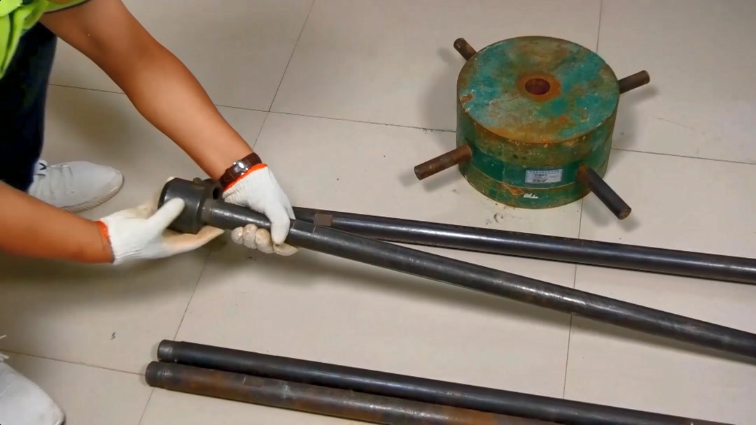 圆锥动力触探试验（重型触探仪安装）| 微工路试验检测视频