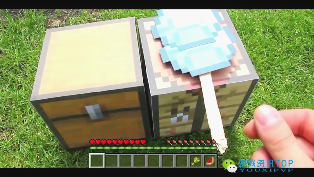 MC真人系列-如何制作钻石剑