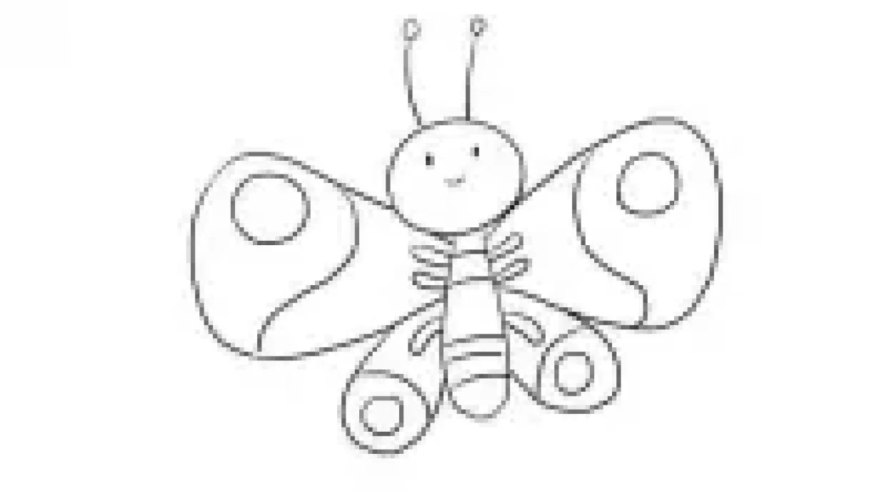 简单又好看的蝴蝶幼儿亲子儿童简笔画 幼儿园学画画