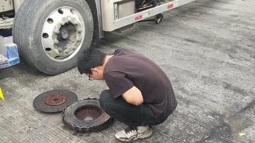 解放9米6,离合器打滑,差点坏在高速上!修理过程共享!