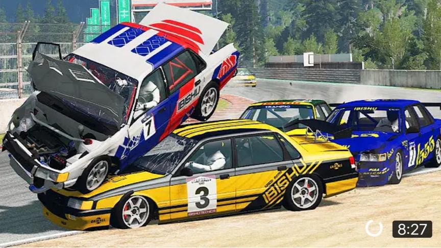 车祸模拟器:比赛现场出事故!