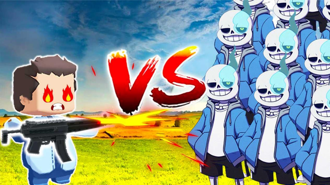 迷你世界木鱼解说:联机模式,趣味小游戏,抵挡sans军团的进攻!