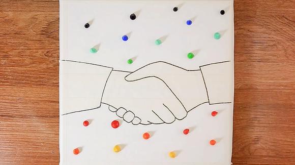 这样的画怎么绘画?要想画好看那是有窍门,教你超级简单的画法