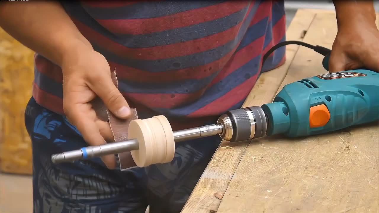 电钻的另类用途,一般人都不知道,真是太实用了