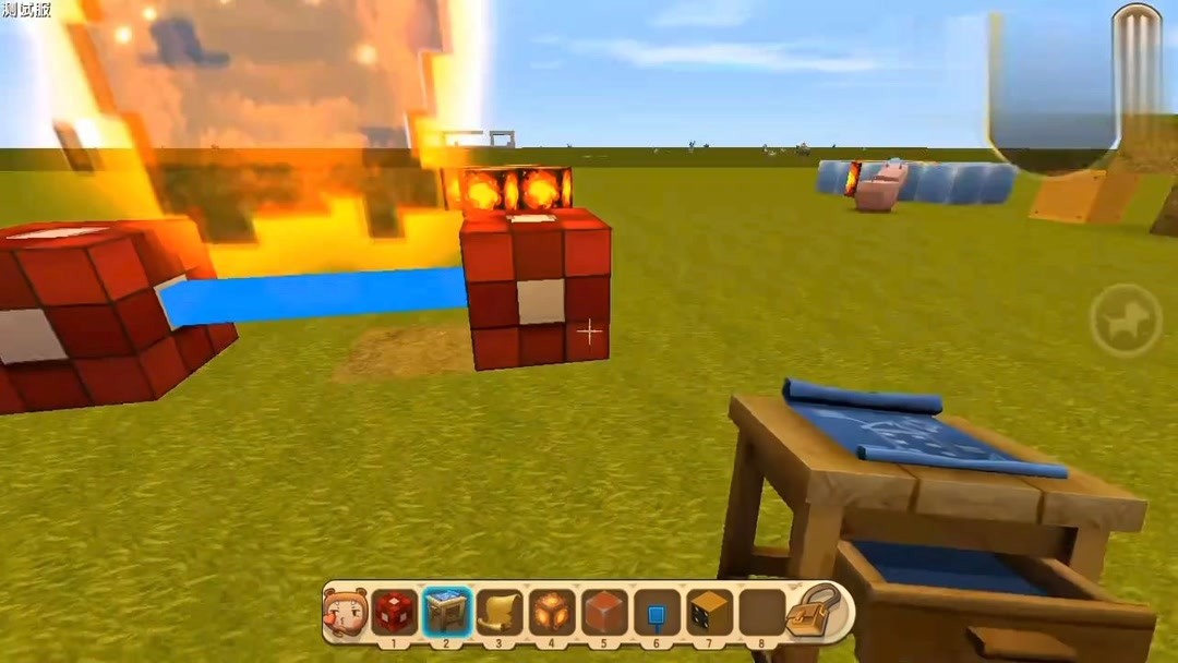 迷你世界:全透明传送门制作教学,来到的地狱与太空融合