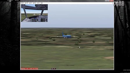 模拟飞行2004默认737-400降落上海虹桥机场