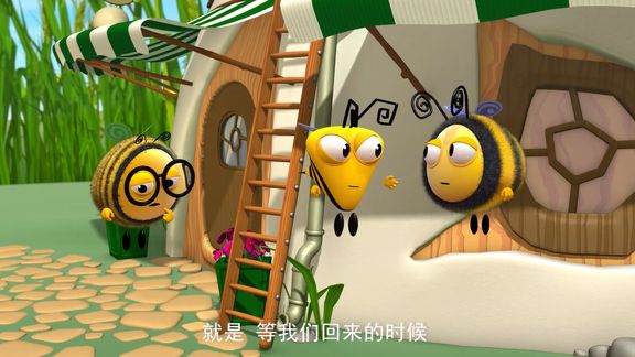 大风非常的大,梯子变得非常有用,两个人同时都要用梯子