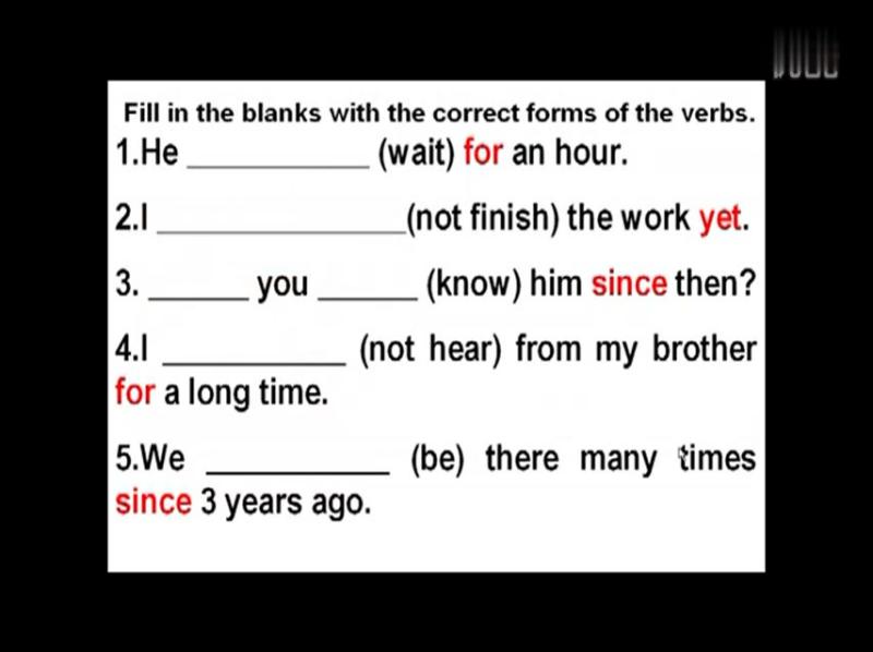 微课大赛优秀作品 初中英语现在完成时