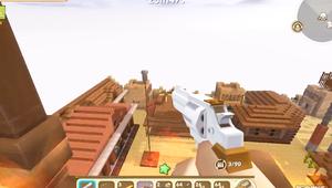 迷你世界 40人联机小游戏 西部小镇枪战 暗墨解说