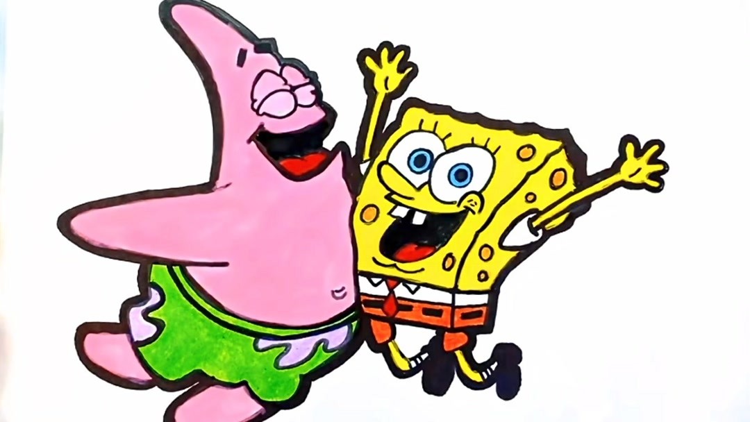 DIY海绵宝宝派大星,他们将是一辈子的好朋友