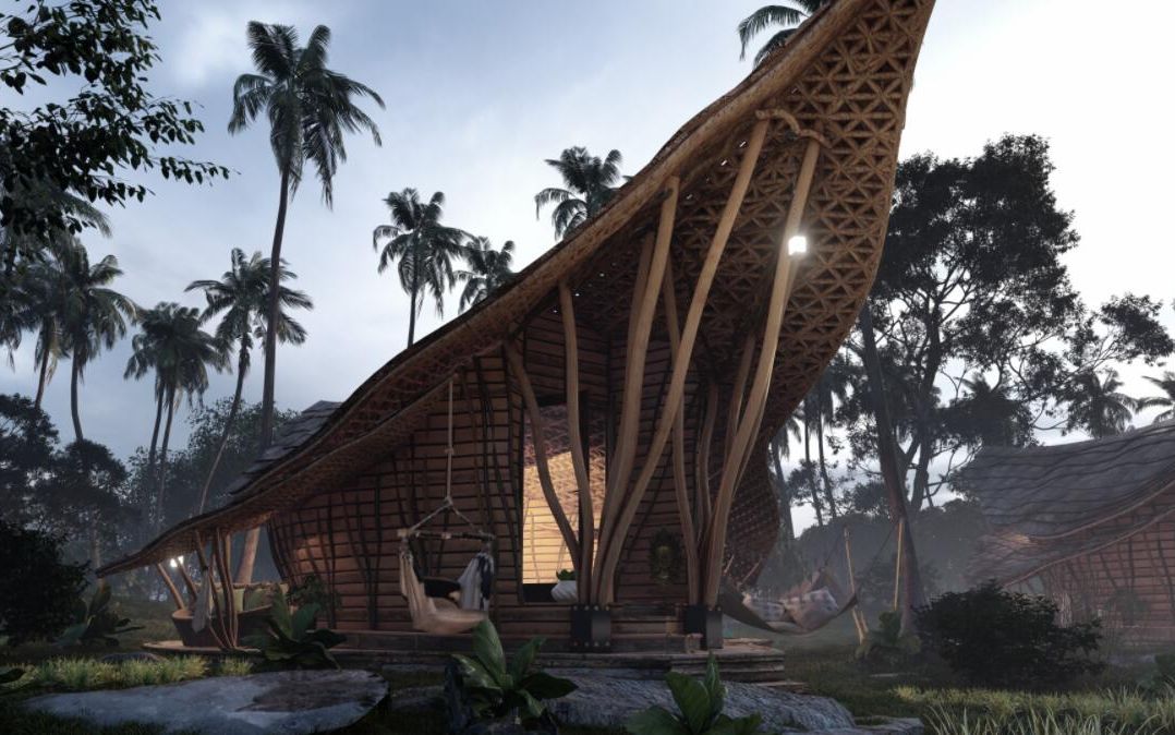 ...Lumion渲染逼真巴厘岛小木屋全流程,材质/灯光/渲染设置+创建视频...