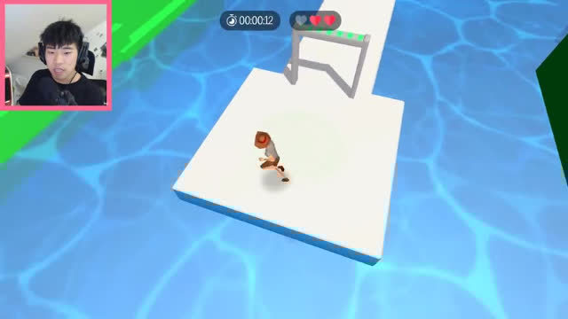 解说水上闯关模拟器男生女生向前冲游戏版?