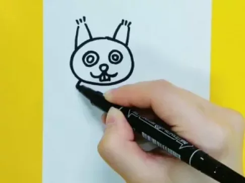 十秒学会简笔画【动物篇】松鼠