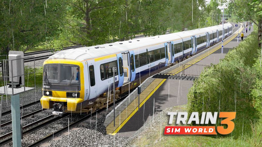 《模拟火车世界3》行驶中车厢有扇门它想开了