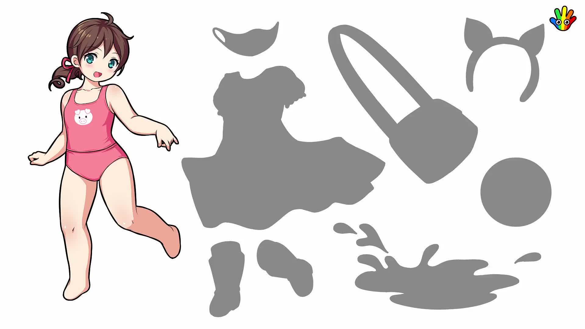 ...#儿童简笔画 #宝宝涂色#公主涂色画画 #换装涂色 #亲子绘画 #换装...