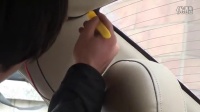 后视镜行车记录仪安装走线视频--接线篇(摄像头)_高清
