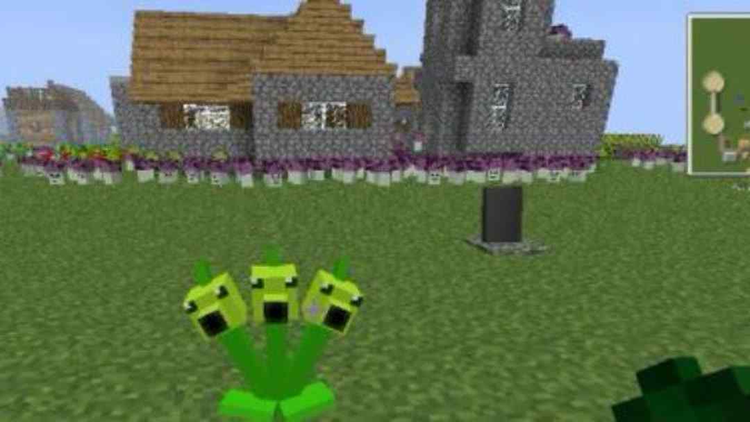 我的世界植物大战僵尸跟僵尸讲文明,