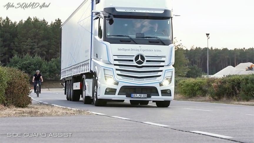 德国奔驰重卡测试