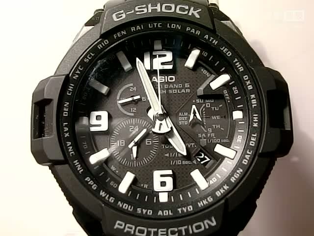 CASIO手表GW-4000(5087)时间日期手动设定